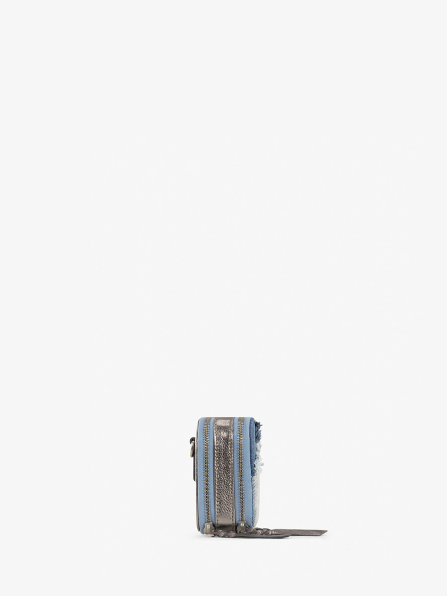 Paula Denim / Acier - sac ceinture en cuir argenté et jean femme | PAUL ...